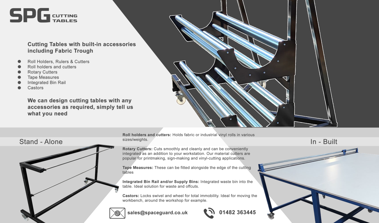 Cutting Tables - Cutting & Layout Tables